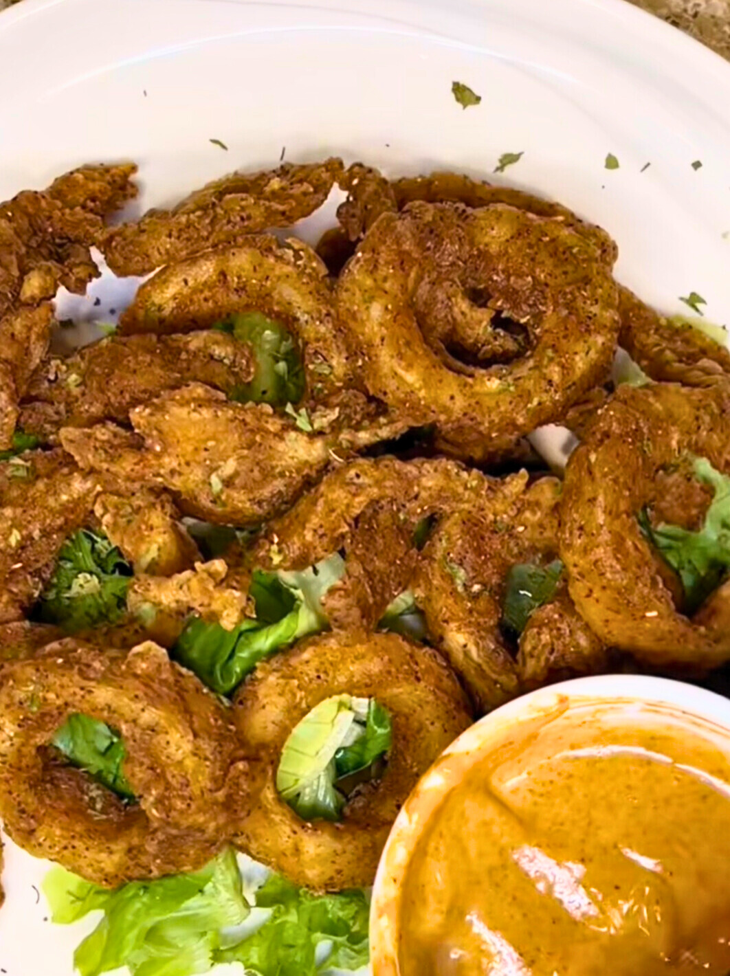 Vegan Calamari (King Trumpet Mushroom Edition) with Spicy Bang Bang ...