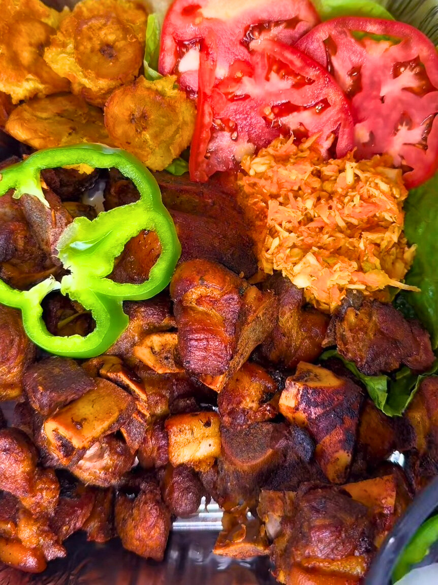 Haitian Griot with Pikliz & Fried Plantains: A Bold, Flavor-Packed ...
