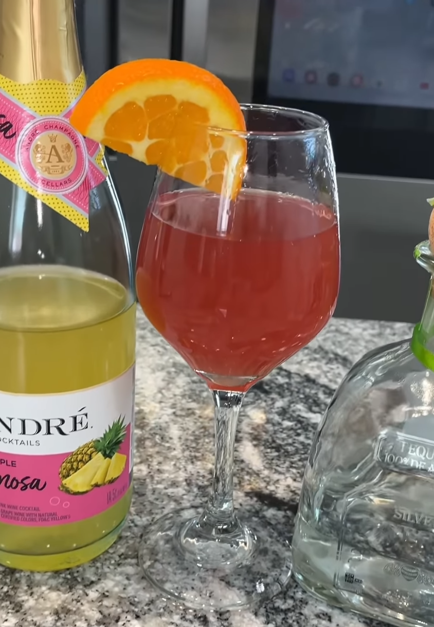 Andre Mimosa Wine Cocktail: Sparkling, Bold, and Refreshing - Black ...